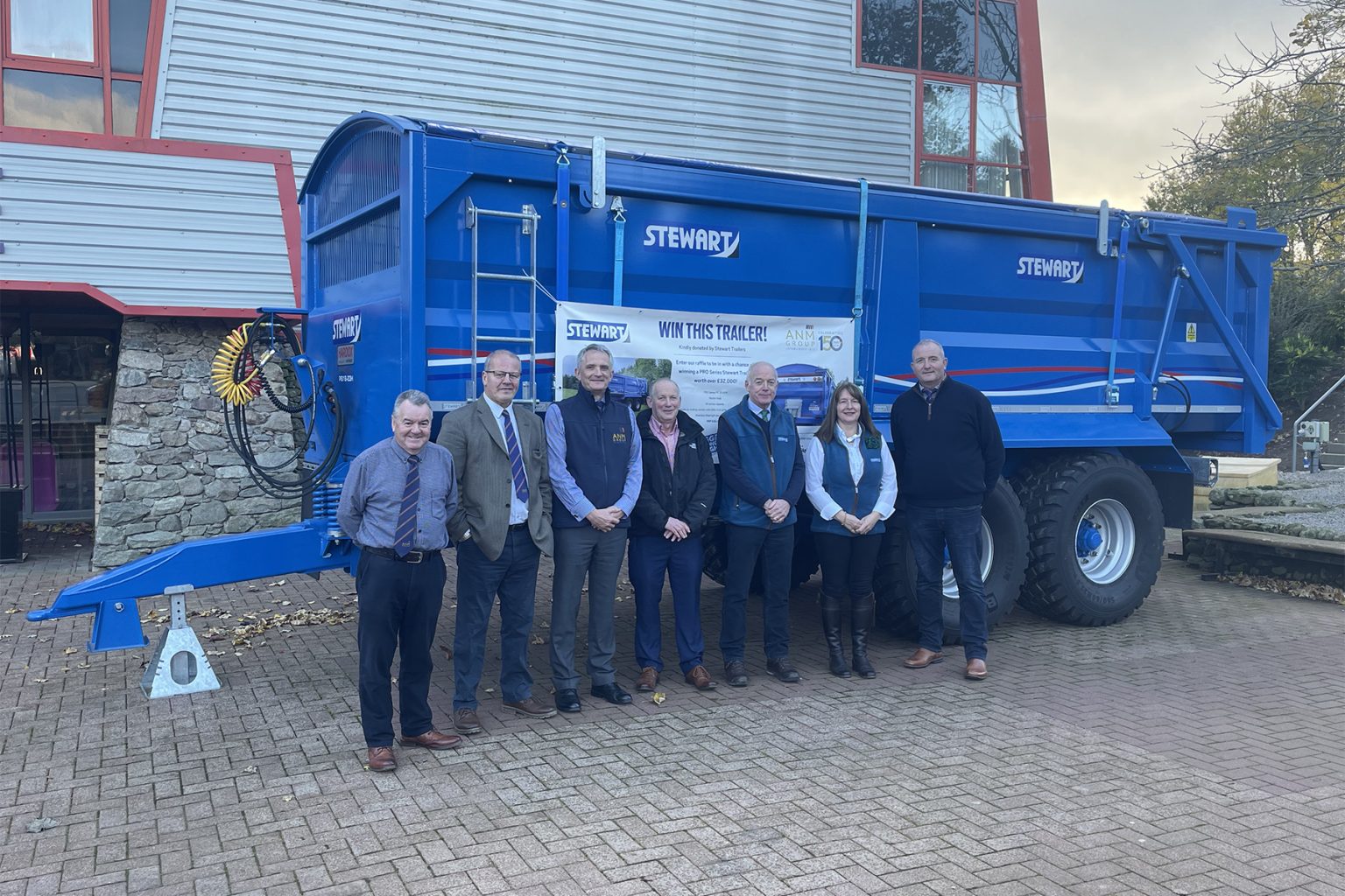 Local farmer wins Stewart Trailer worth £32,000 through charity raffle ...